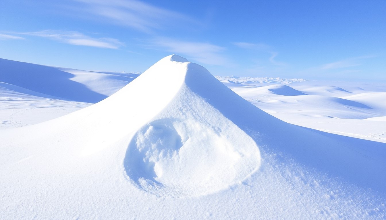 How Wind Reshapes Snow Into Drifts With Aerodynamic Precision ...